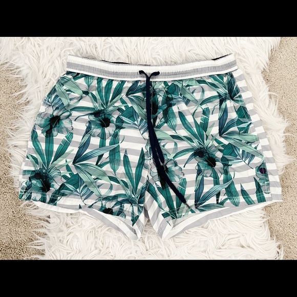 Swim | Tezenis Men Botanical Swim Trunks M | Poshmark
